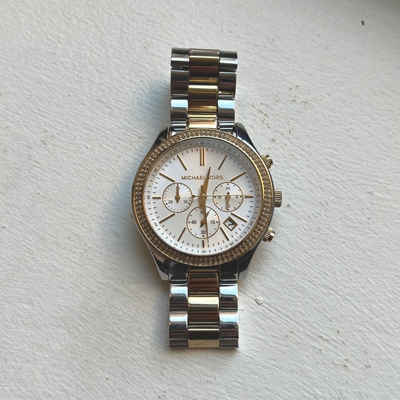 MICHAEL Michael Kors | Accessories | Michael Kors Gold And Silver Watch ...